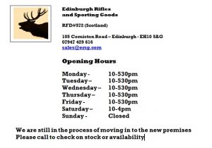 Edinburgh Rifles – Edinburgh Rifles and Sporting Goods